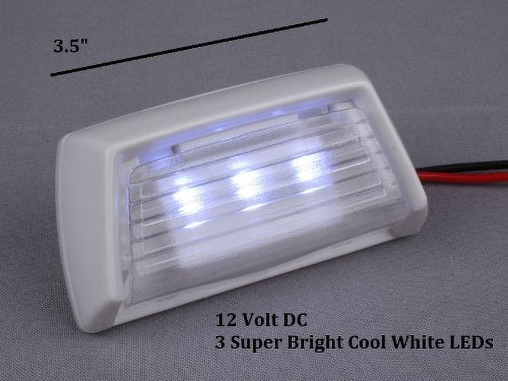 LED Convenience Courtesy Light - 3 Cool White LEDs - Waterproof ...