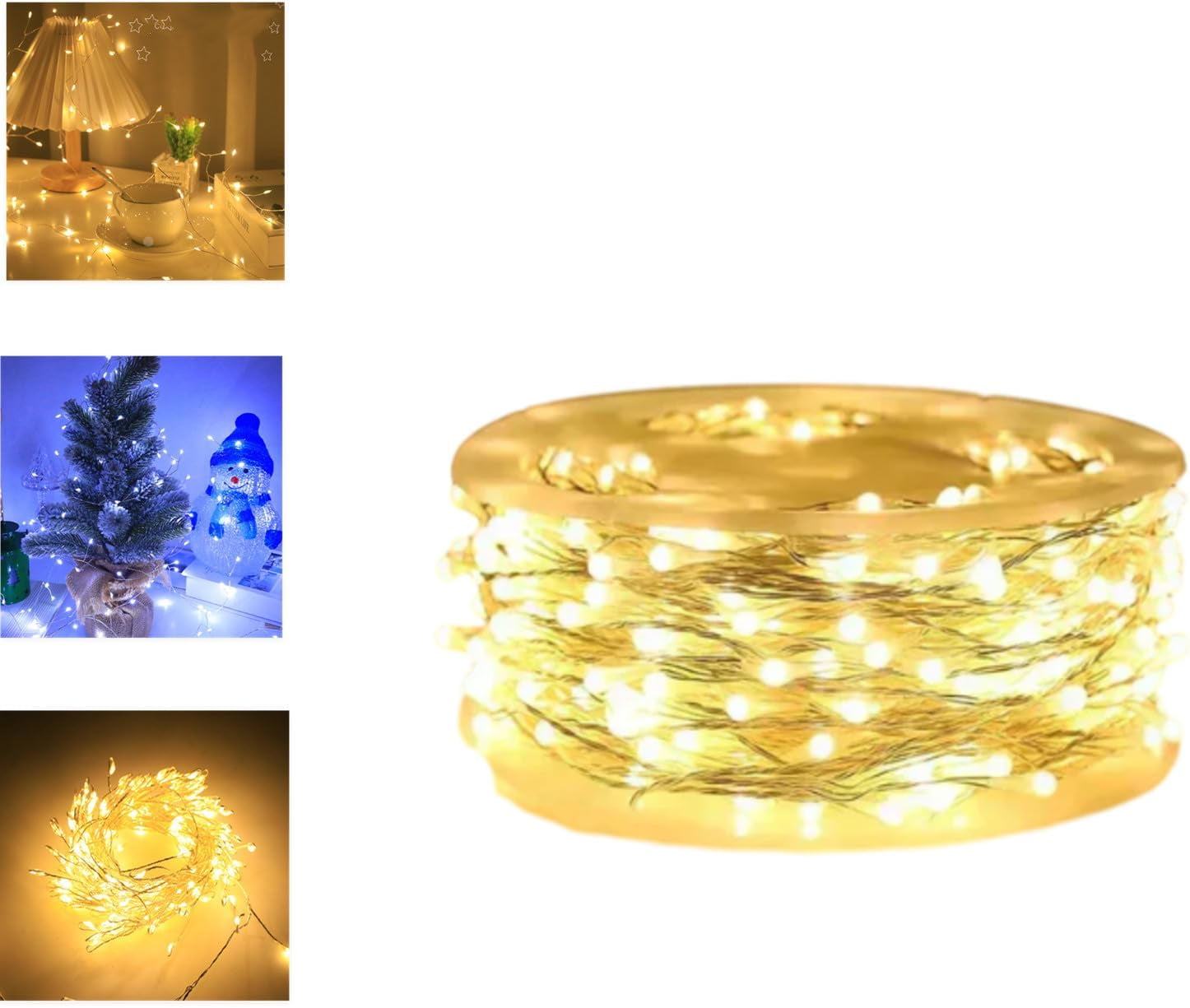 LED Copper Wire Firecracker Light String for Christmas Tree, Copper ...