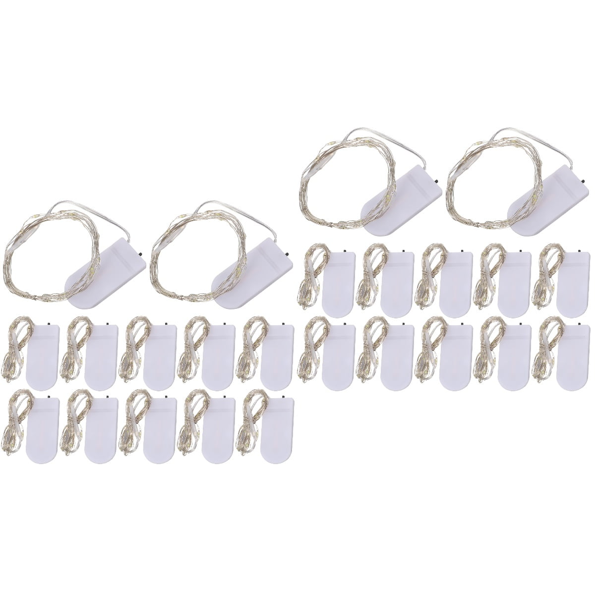 LED Copper Wire Light String Battery Operated Christmas Lights Fairy ...