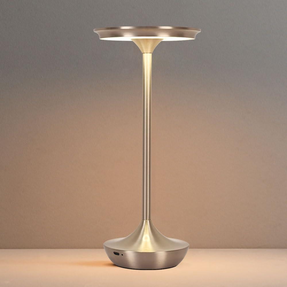 LED Cordless Table Lamp Rechargeable,Portable 6000mAh Battery Outdoor ...