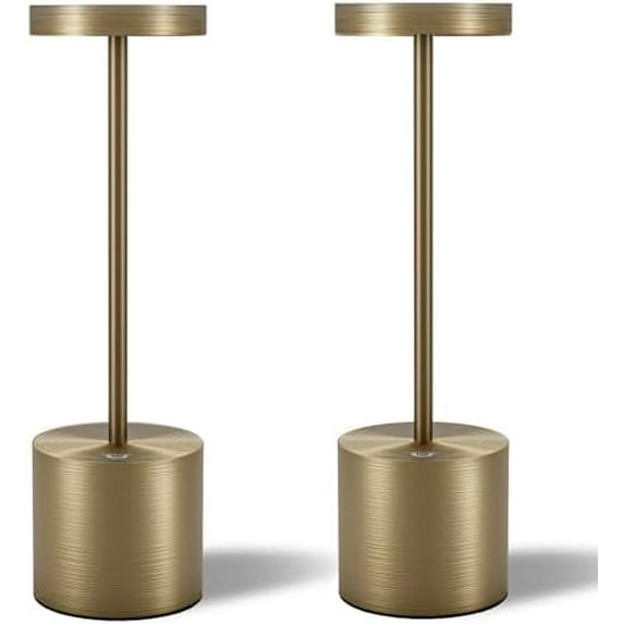 LED Cordless Table Lamps Set of 2, 5000mAh Portable Rechargeable ...