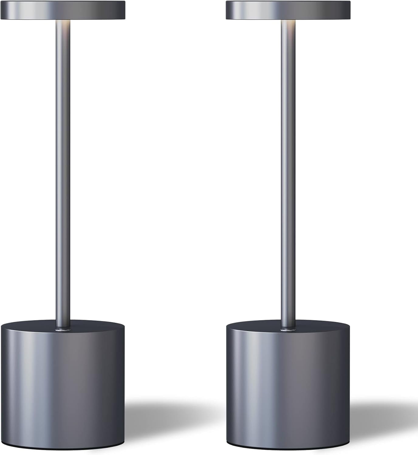 LED Cordless Table Lamps Set of 2,Portable Rechargeable 5000mAh Outdoor ...