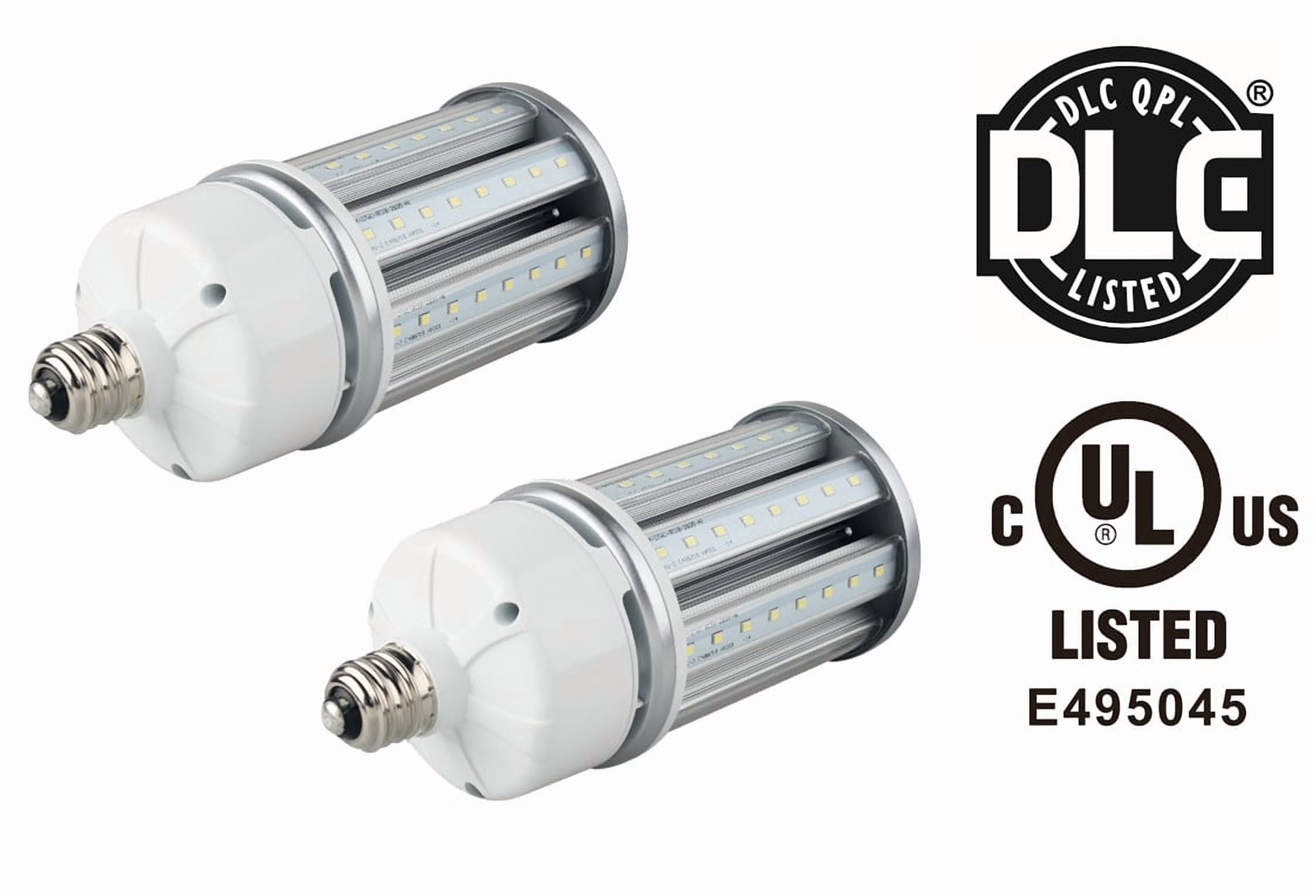LED Corn Bulb, 36-Watt, 4500 Lumens, E26 base, 100–277V, sealed housing ...