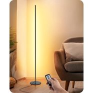 EDISHINE LED Corner Floor Lamp, Dimmable, Adjustable Height, Minimalist ...