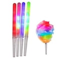 LED Cotton Candy Cones Reusable Cotton Candy Sticks LED Glowing Cotton ...
