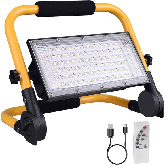LED Couction Spotlight, Work Light 8000LM 13500mAh LED Work Light 2 ...