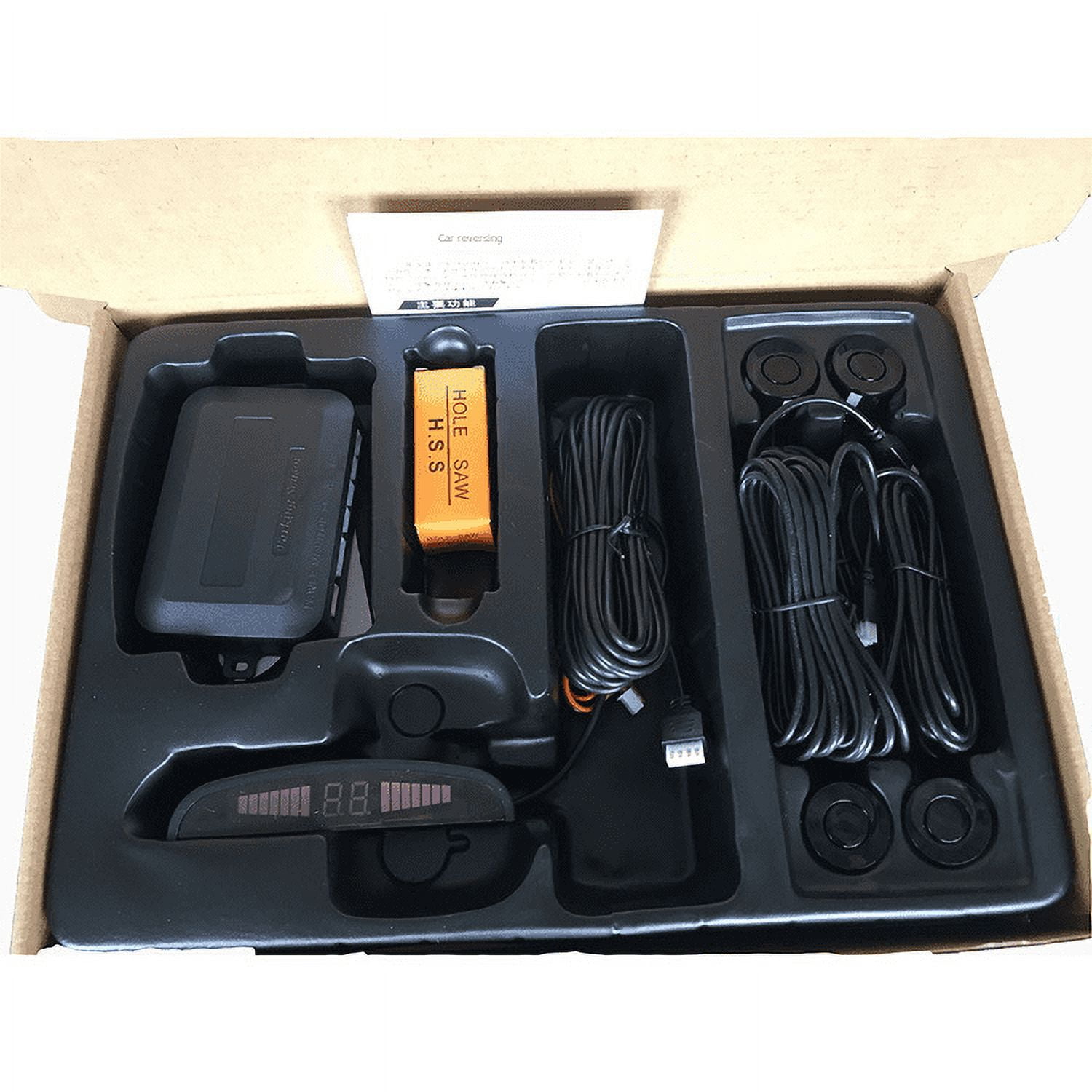 LED Crescent reversing radar small crescent digital Buzzer reversing ...