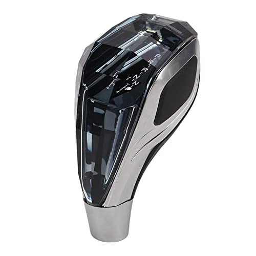 LED Crystal Gear Shift Knob Head, 7 Color Automatic Switch Touch ...