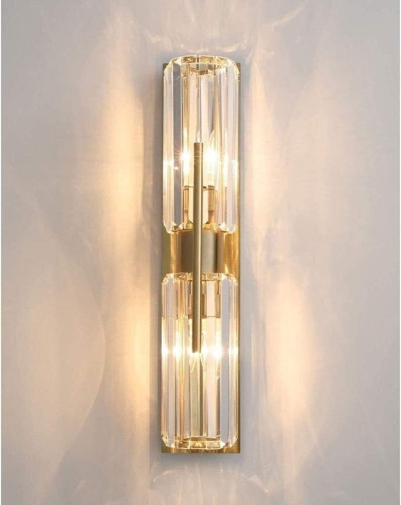 LED Crystal Wall Mount Lamp E14 Postmodern Double Head Nordic ...