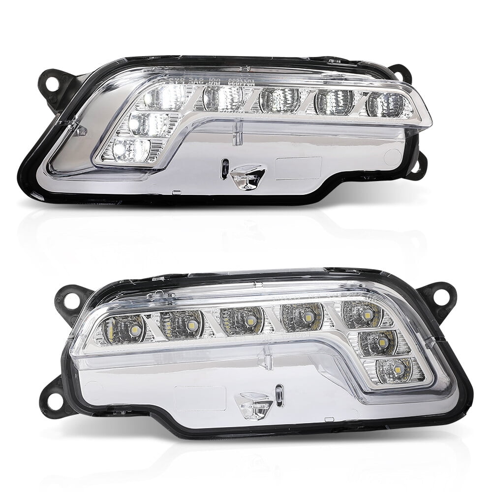 LED DRL Fog Lights Driving Lamps For 10-16 Mercedes Benz W212 E350 E550 ...