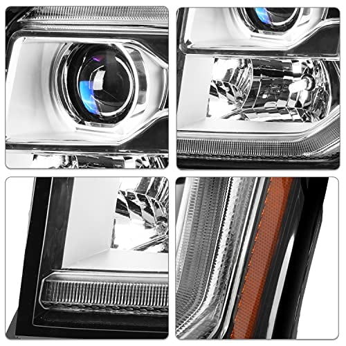 LED DRL Headlight Assembly Fit for 2015-2020 GMC YUKON SLT|SLE/Yukon XL ...