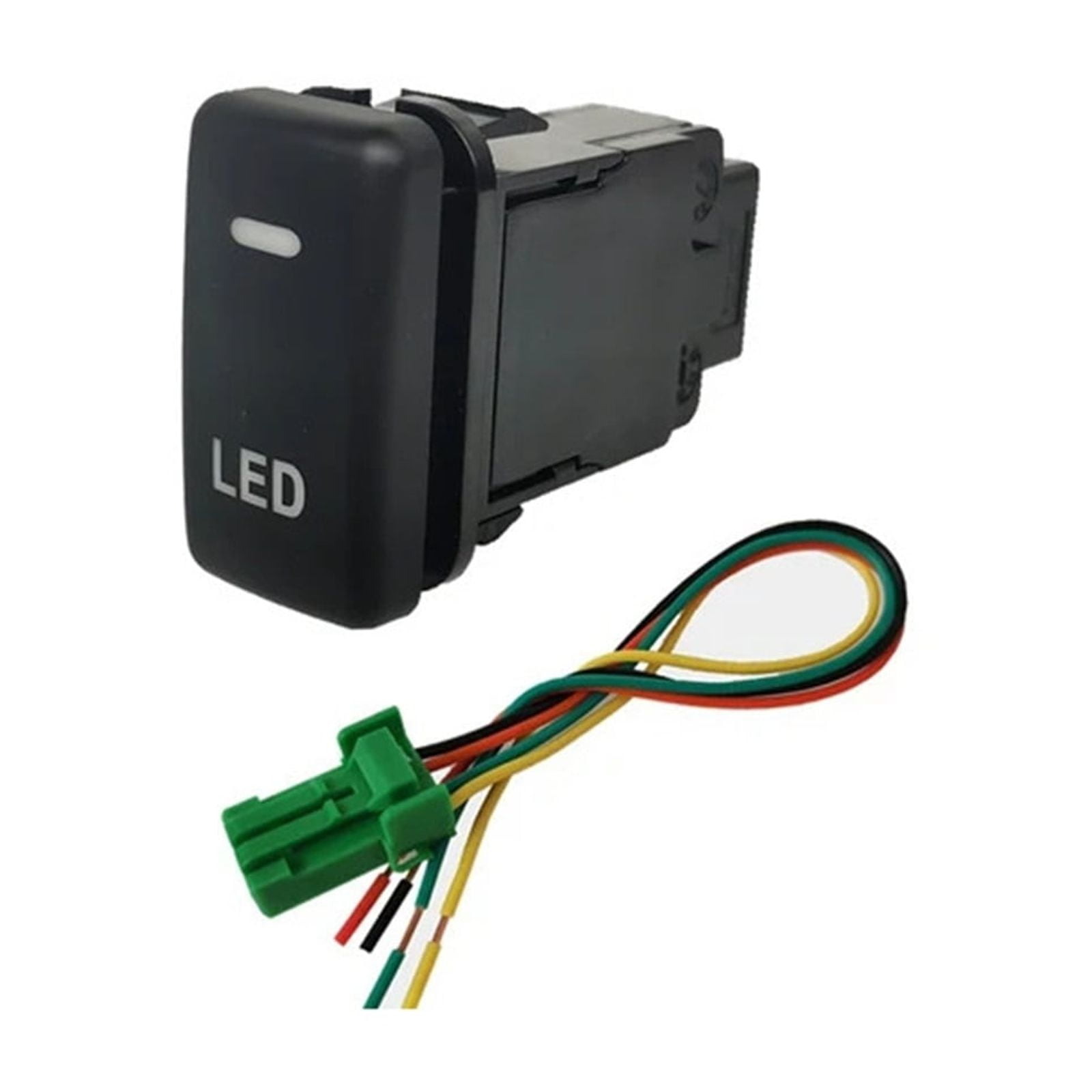 LED DRL Light Bar Switch Music Radar Front Fog Switch Fit For Toyota ...