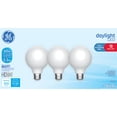 GE LED Light Bulbs, 60 Watt Replacement, Daylight, G25 Vanity Globe ...