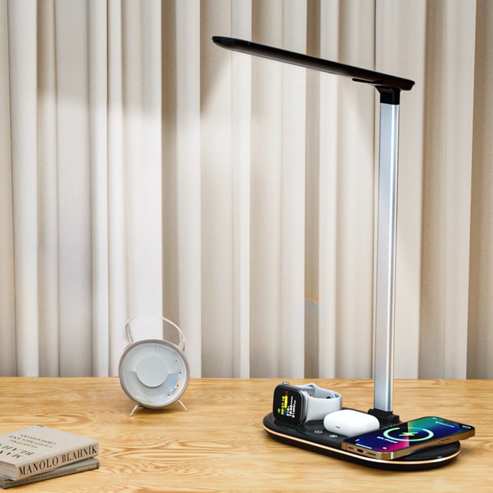 LED Desk Lamp 3 in 1 Table Lamp for Home Office, Multifunctional Desk ...