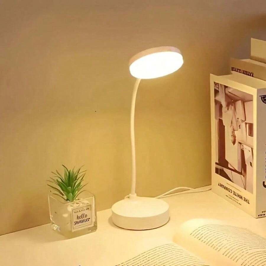 LED Desk Lamp With 3-Level Dimmer, Flexible Gooseneck, Eye-Caring Table ...