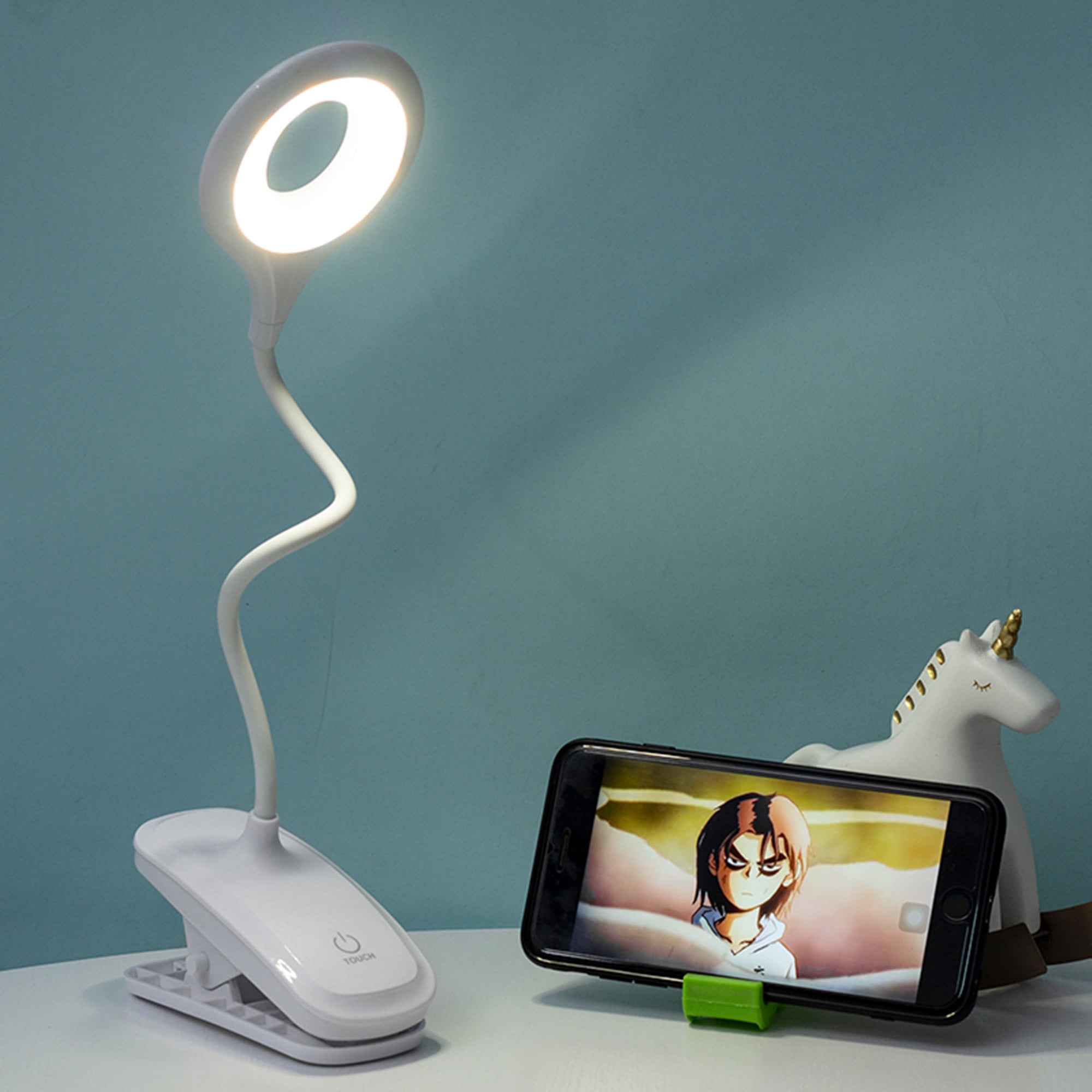 LED Desk Lamp, Adjustable Swing Arm Desk Light with Clamp, 3 Color ...