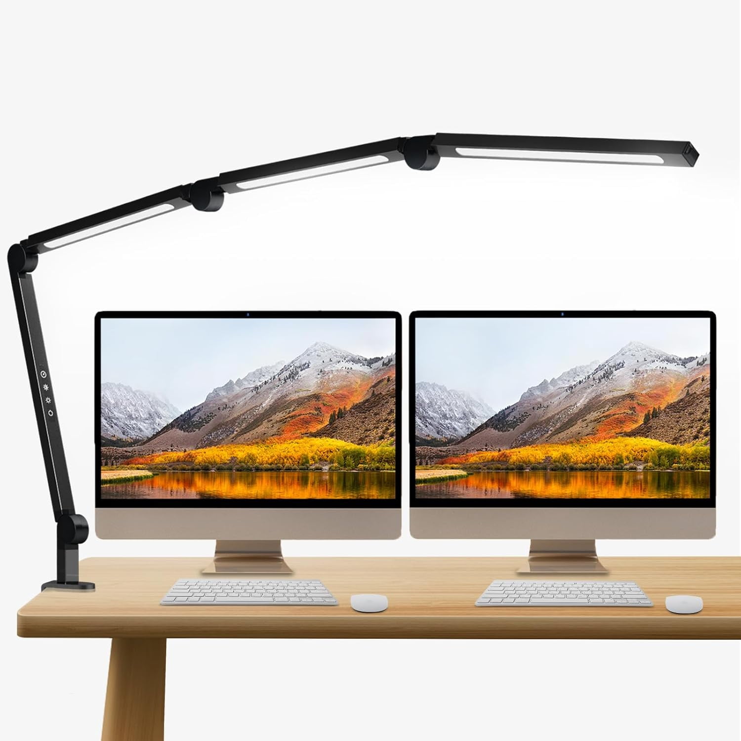 LED Desk Lamp with Clamp,Adjustable Swing Arm Desk Lamps for Home ...
