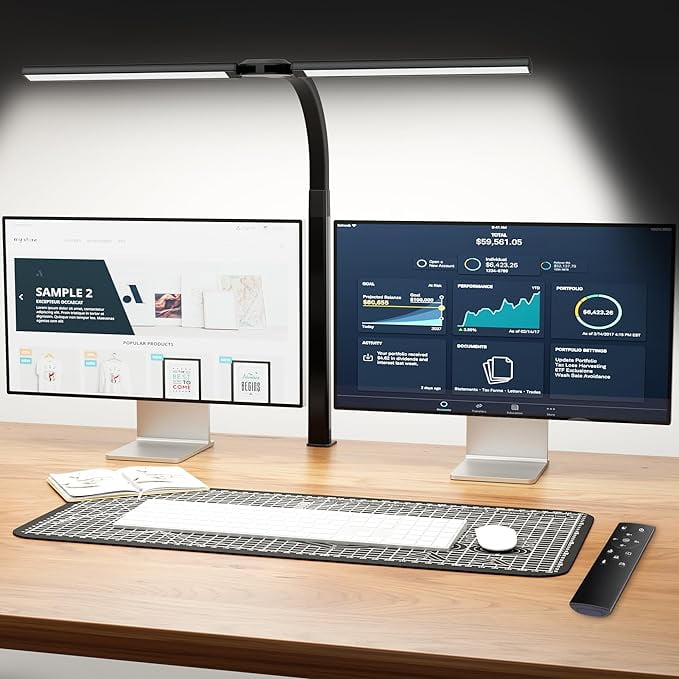 LED Desk Lamp with Clamp - Ideal Desk Lamp for Home Office, Multiple ...