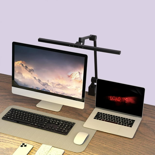 LED Desk Lamp with Clamp,Monitor Light Bar,Eye-Caring Desk Light,Ultra ...