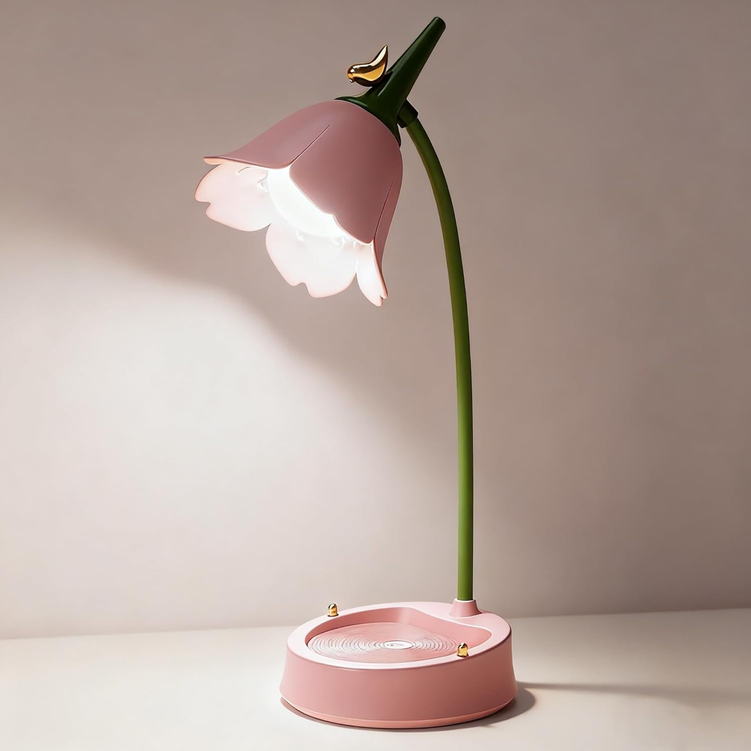 LED Desk Lamp Cordless Table YANTON Adjustable Gooseneck Dimmable Touch ...