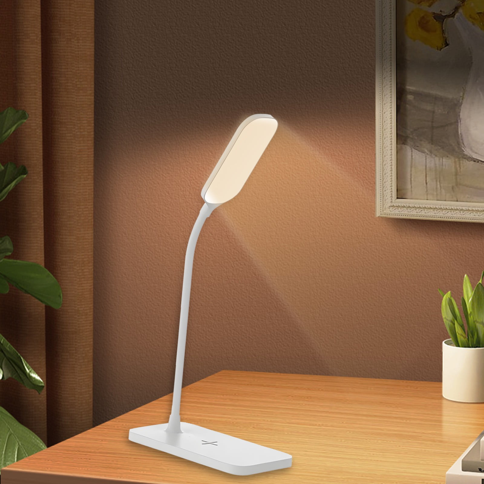 LED Desk Lamp Dimmable Table Lamp Reading Lamp with USB Charging Port ...