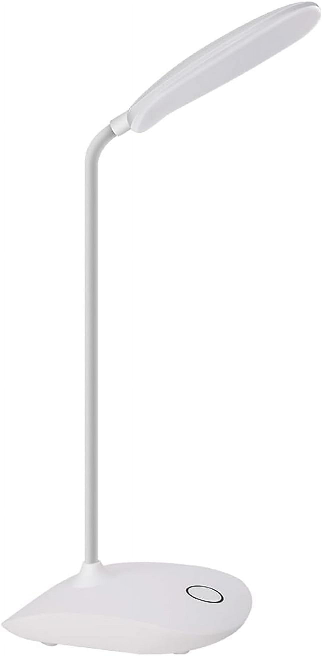 LED Desk Lamp with Flexible Gooseneck 3 Level Brightness, Battery ...