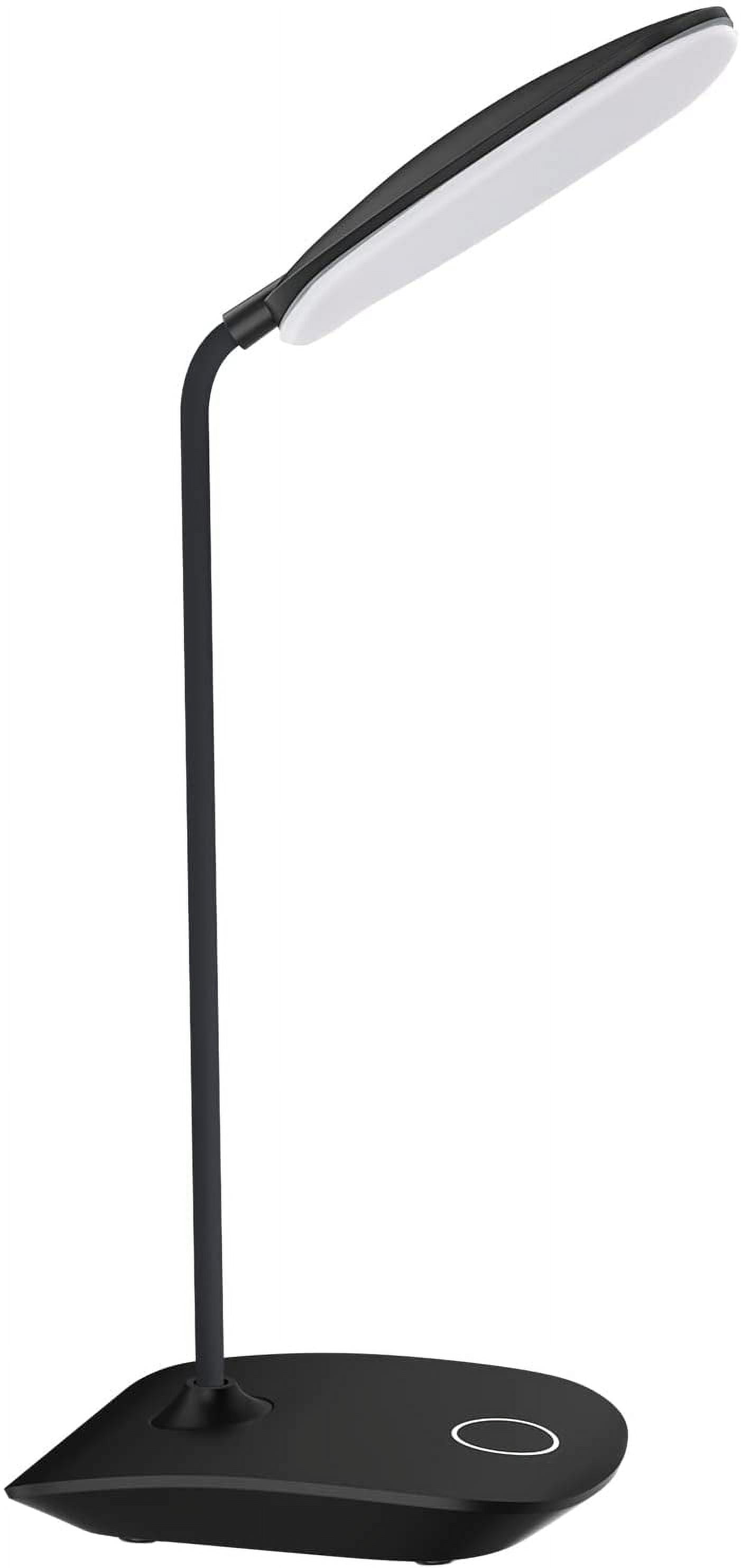 LED Desk Lamp with Flexible Gooseneck 3 Level Brightness, Battery ...