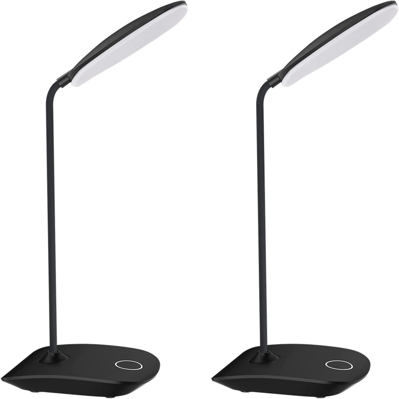 LED Desk Lamp with Flexible Gooseneck 3 Level Brightness, Battery ...