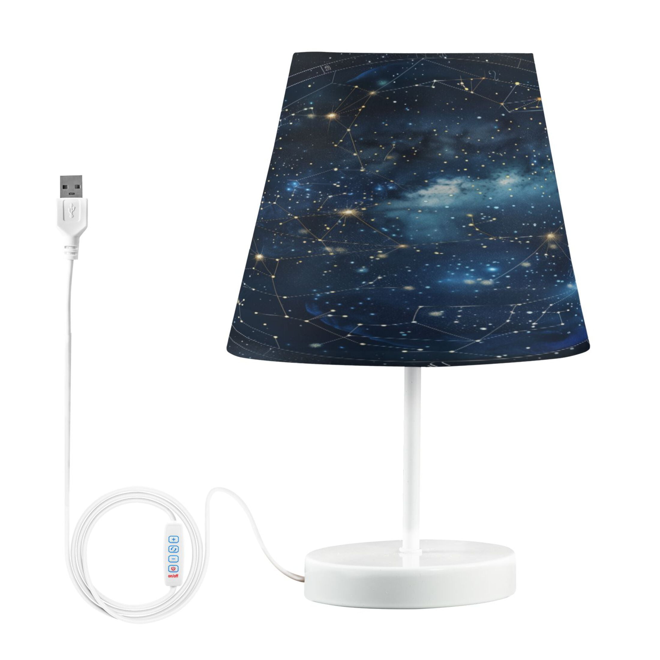 LED Desk Lamp Star Constellation Table Nightstand Lamps with 3 Color ...