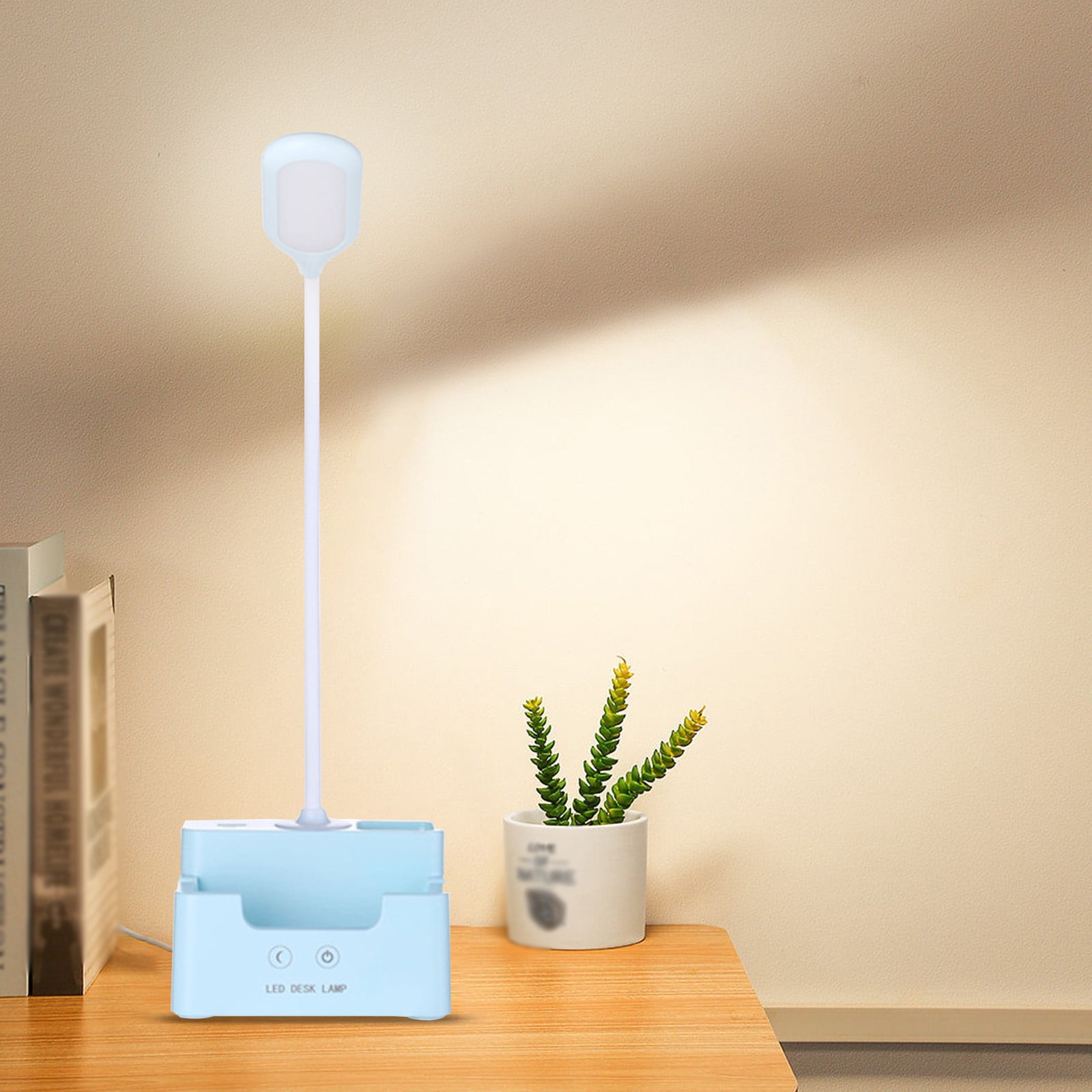 LED Desk Lamp, Touch Table Lamp, USB Rechargeable, 3 Color Modes ...