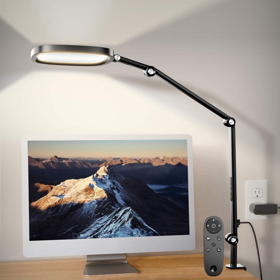 LED Desk Lamps for Home Office (Double-Sided Lighting), Desk Light for ...