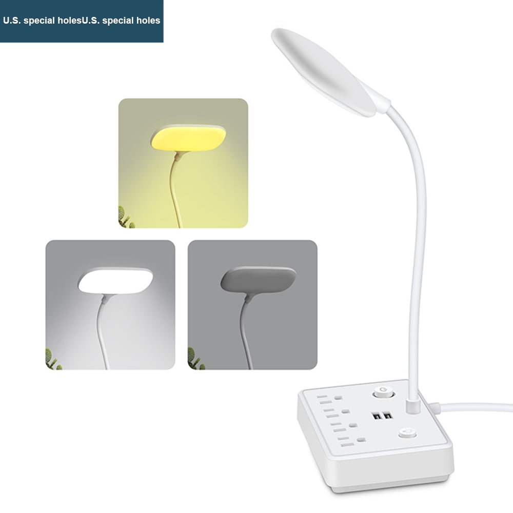 LED Desk Lamps for Home Office, Modern LED Desk Lamp for Dorm with 2 ...
