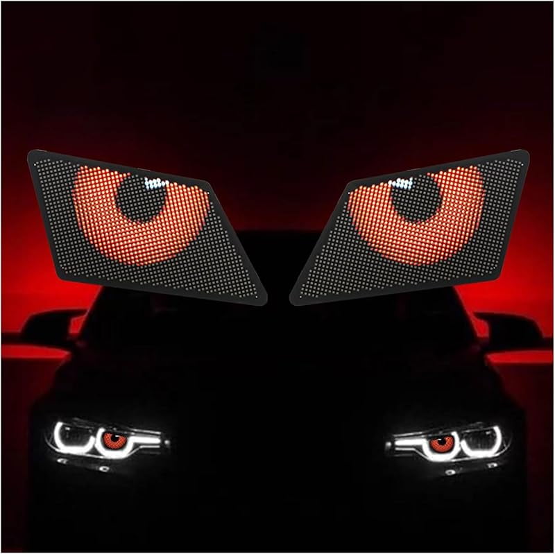 LED Devil Eyes Light for Cars, Programmable Flexible Display, Smart ...