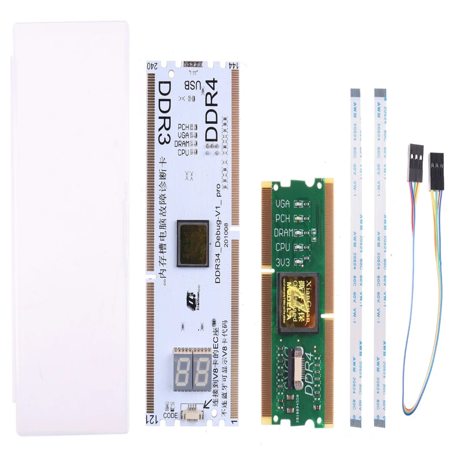 LED Diagnostic Analyzer Test Card for DDR3/DDR4 Laptop/Desktop ...