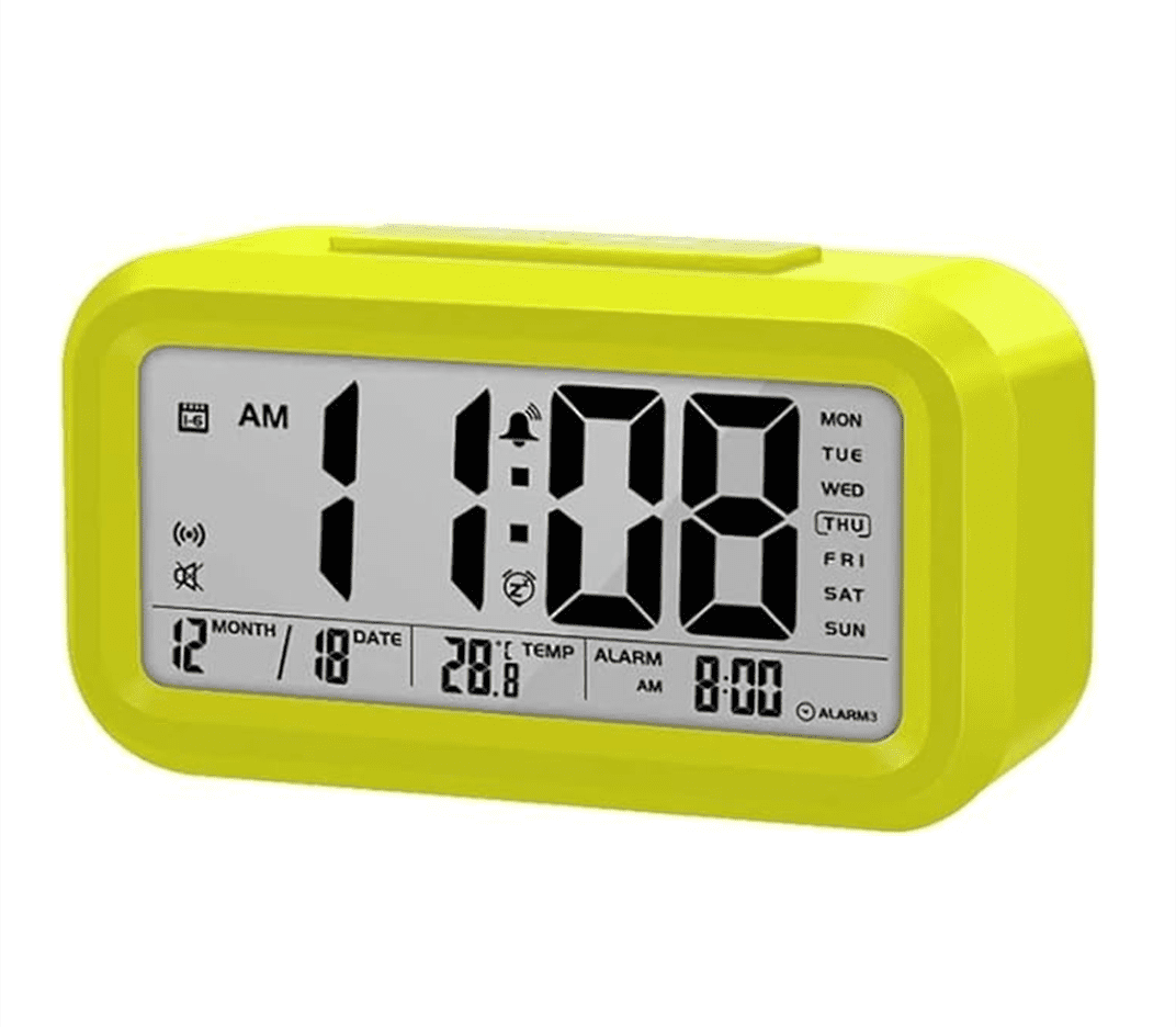 LED Digital Alarm Clock 1 Pack,Electronic Table Alarm Clocks,Desktop ...