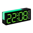 LED Digital Alarm Clock Electric Desk Clock with Snooze Date Loud Alarm ...