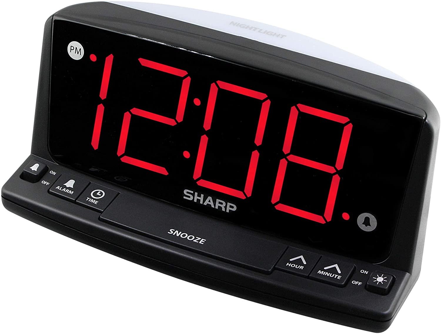 LED Digital Alarm Clock – Simple Operation - Easy to See Large Numbers ...