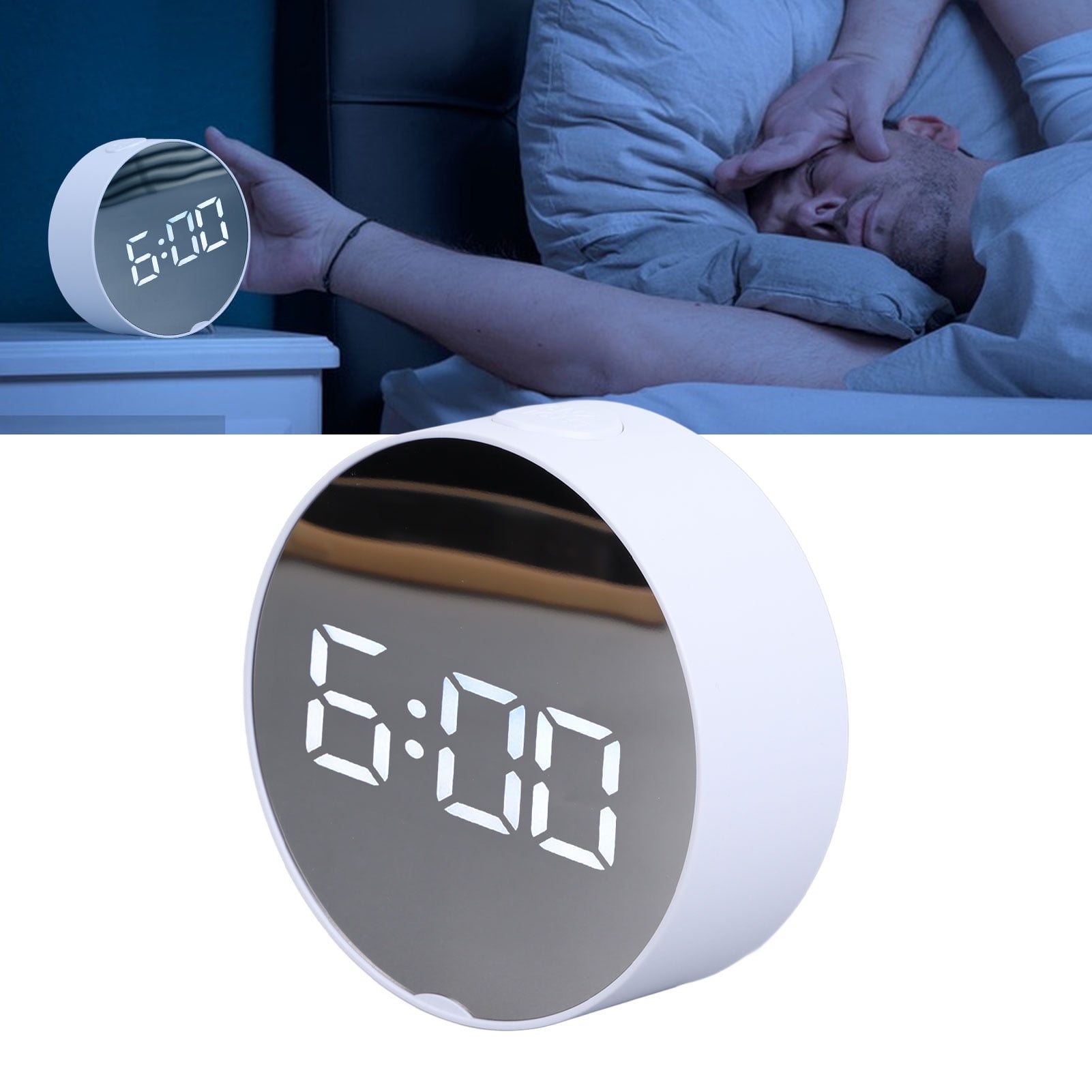 LED Digital Alarm Clock, Simple Operation, Easy to See Large Numbers ...