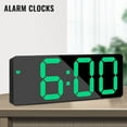 LED Digital Alarm Clock, USB/Battery Powered, Adjustable Backlight ...