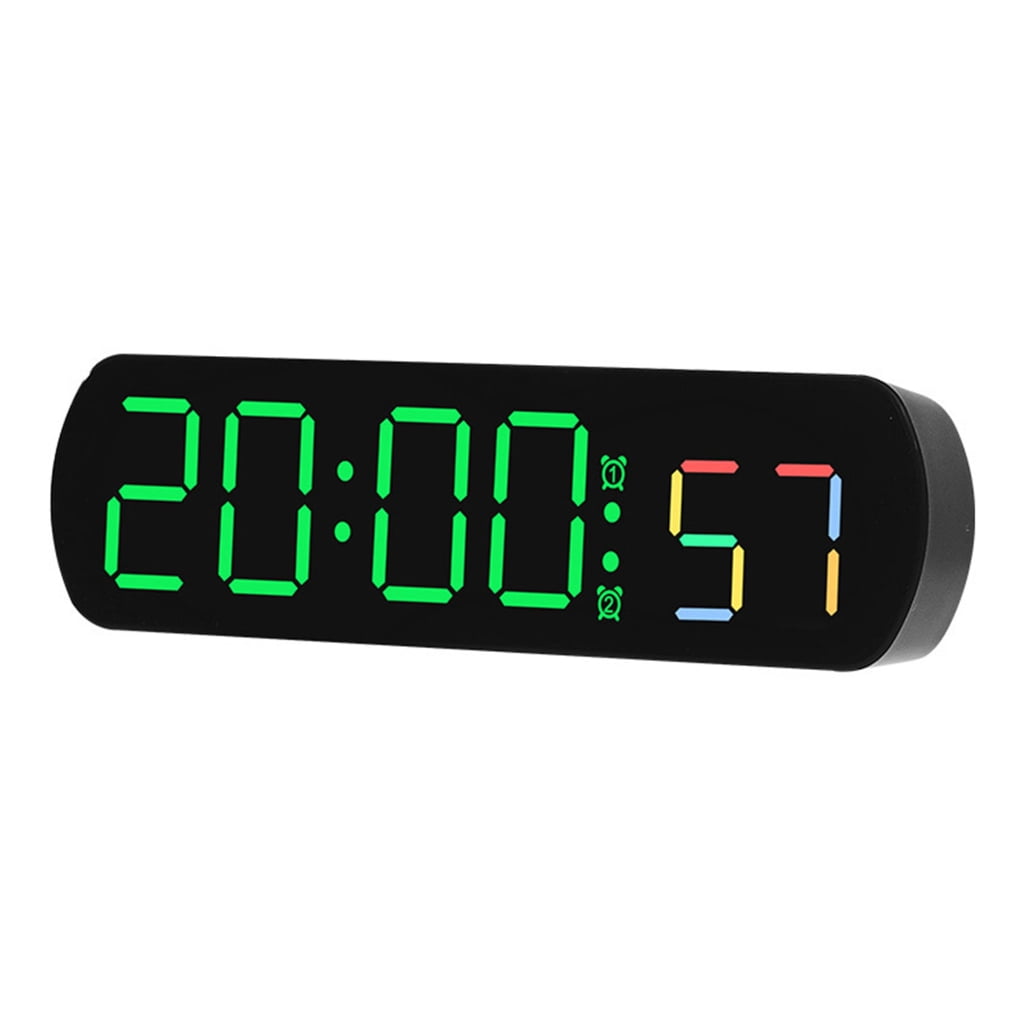 LED Digital Alarm Clock with Temperature Adjust Brightnesss Date ...