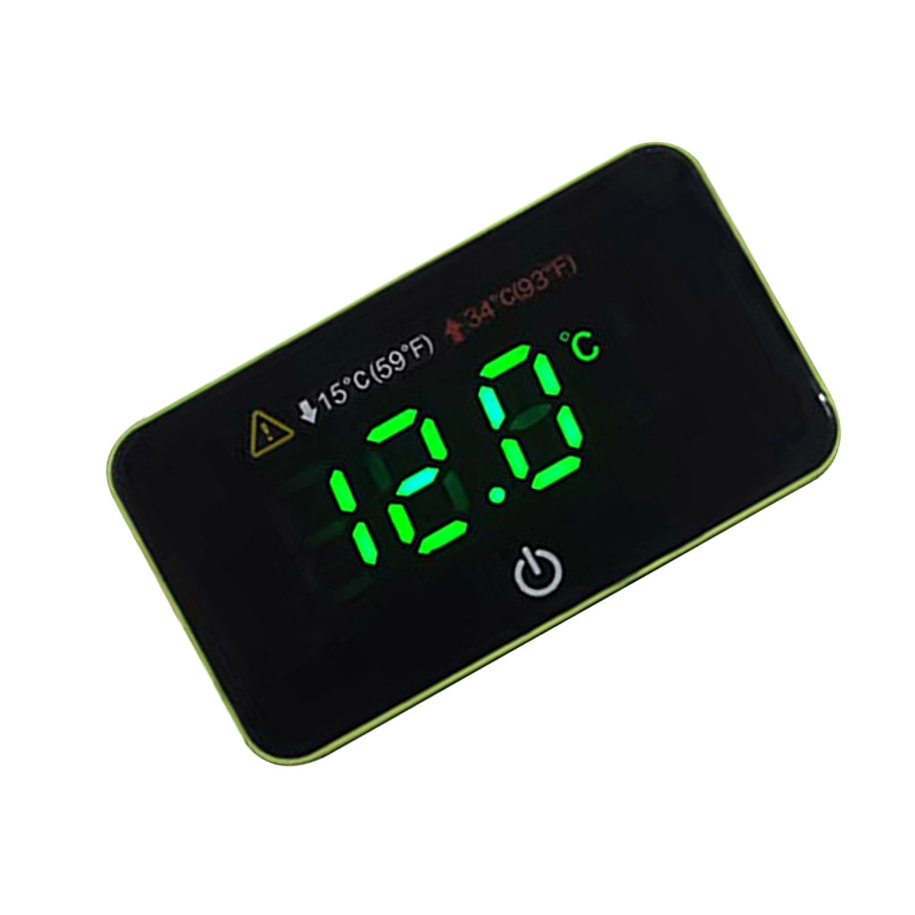 LED Digital Aquarium Thermometers Fishtank Water Temperature Alarm ...