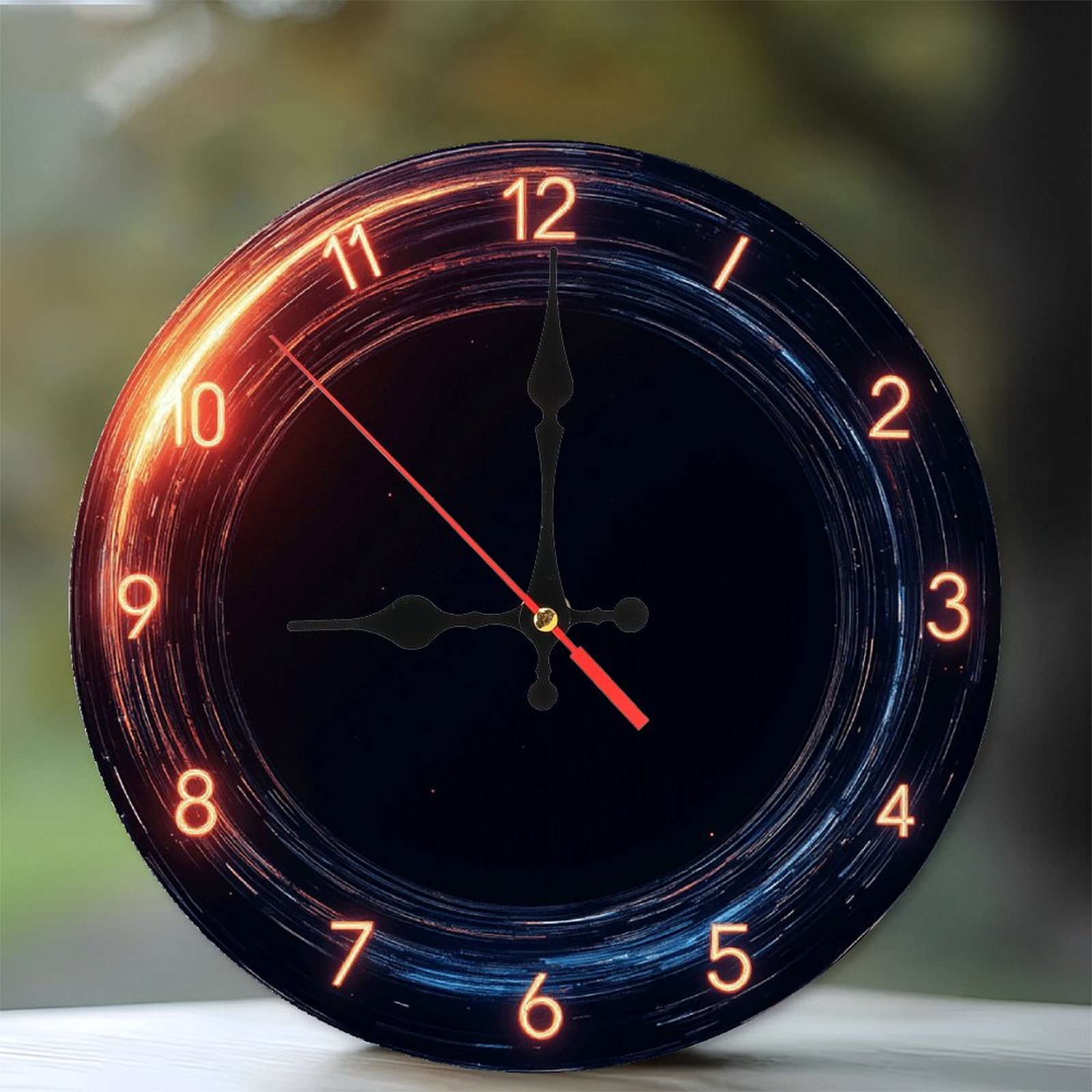 LED Digital Clock with Alarm And Temperature Display 10-Inch Silent ...
