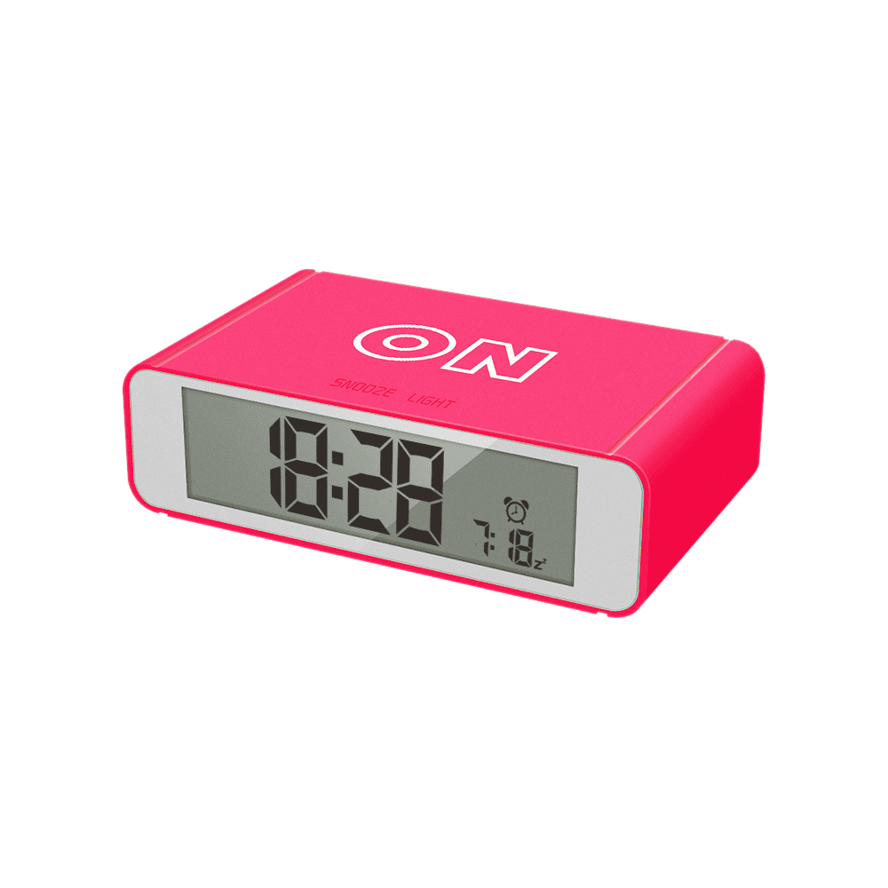 LED Digital Clock Electronic Flip Alarm Clock, Silent Watch Luminous ...