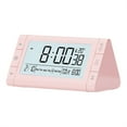 LED Digital Clock with Dimmable Screen Quiet Study and Workspaces ...