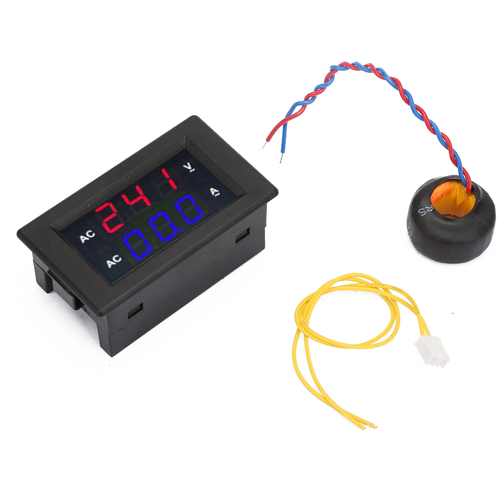 LED Digital Display AC 100~300V Voltmeter 0-50A Ampere Meter(Red bluE ...