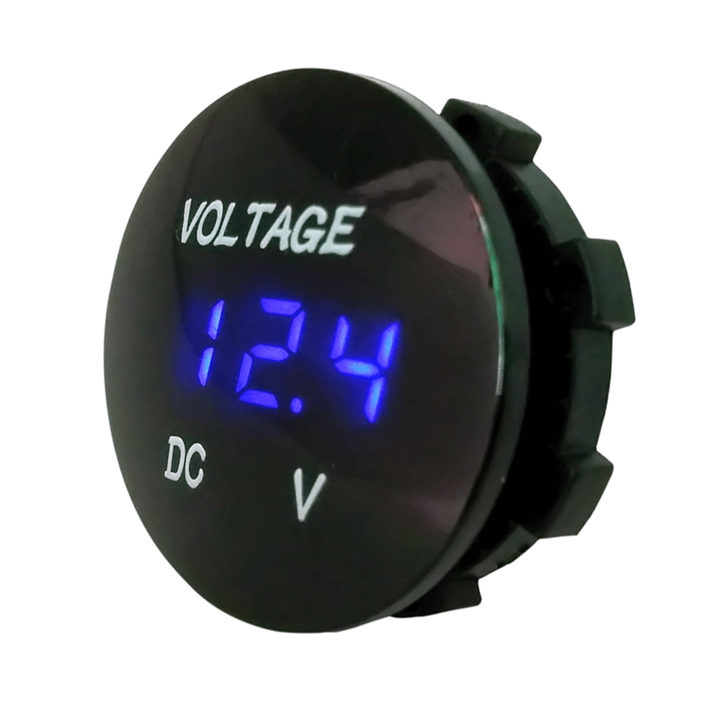 LED Digital Display Voltmeter Car Voltage Gauge Digital Voltage Tester ...