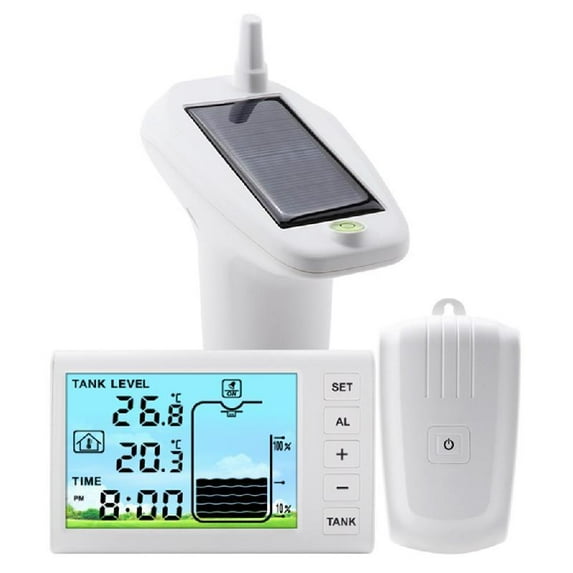LED Digital Liquid Level Sensor Ultrasonic Level Sensor with Low Level ...