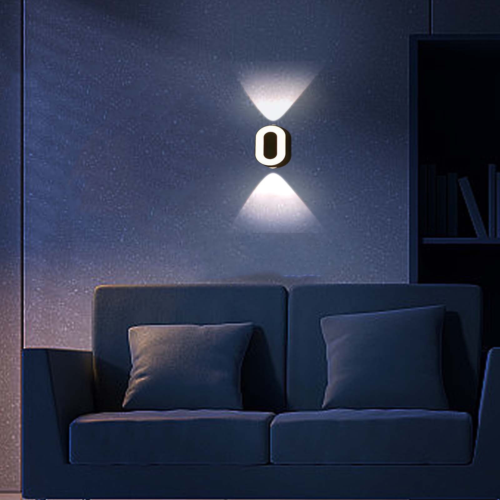 LED Digital Outdoor Wall Lights Waterproof Spotlights for Terrace ...