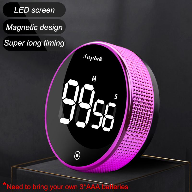 LED Digital Timer Kitchen Timers for Cooking, Classroom Timer for Kids ...