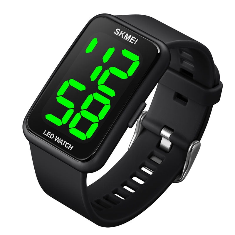 LED Digital Watches,Unisex Womens Mens Wristwatch,Large Numbers Easy to ...